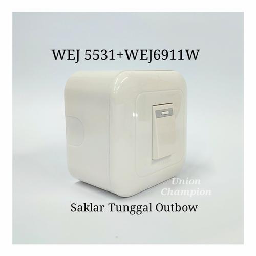 Jual Saklar Engkel/Tunggal OUTBOW PANASONIC WEJ5541/5531+WEJ6911W ...
