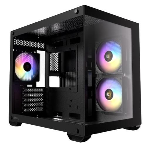Jual Antec CX600M RGB BLACK Tempered Glass Micro ATX Mid-Tower Gaming ...
