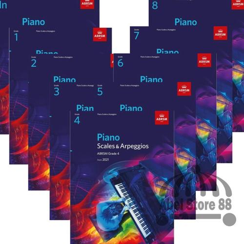 Jual New Arrival Piano Scales & Arpeggios ABRSM Grade Initial/1/2/3/4/5 ...