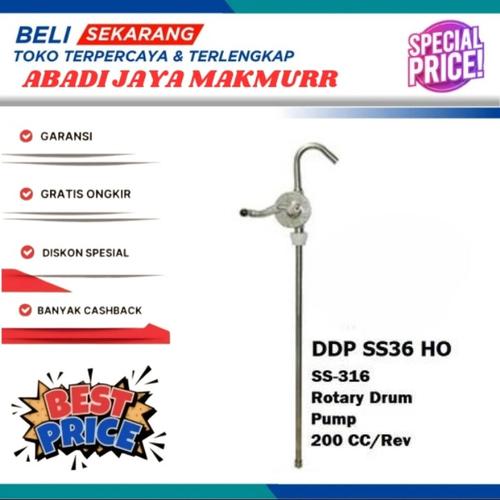 Jual SS-316L Rotary Hand Operated Drum Pump DDP SS36 HO - 1" - Jakarta Barat - ABADI JAYA ...