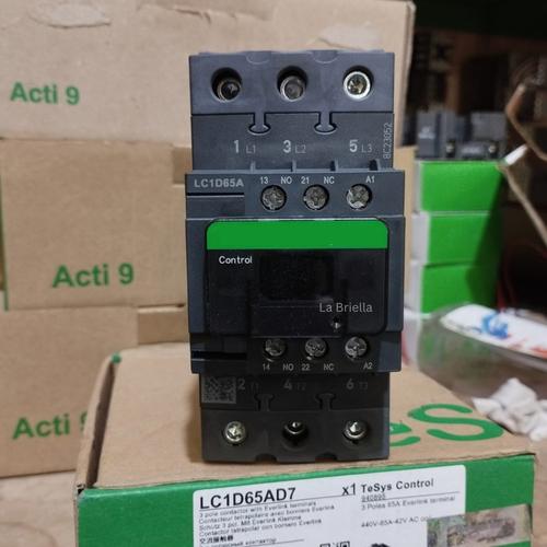Jual Kontaktor Contactor 3p 80a 30kW LC1D65A LC1D65 LC1D | 42VAC ...