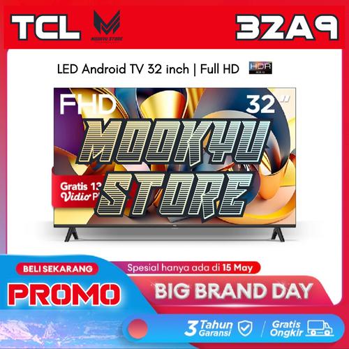 Jual TCL Android Smart TV 32" inch 32A3+ Android 11 with Bezel Less ...