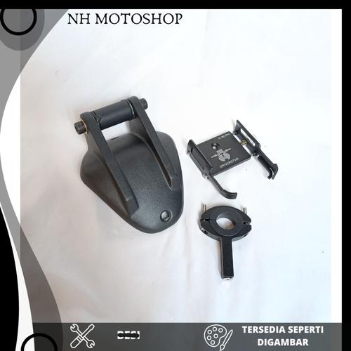 Jual PAKET HOLDER HP XMAX NEW CONNECTED XMAX OLD BRACKET BREKET DUDUKAN ...