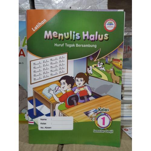 Jual Buku Latihan Menulis Halus Huruf Tegak Bersambung Kelas 1 SD - Kab ...