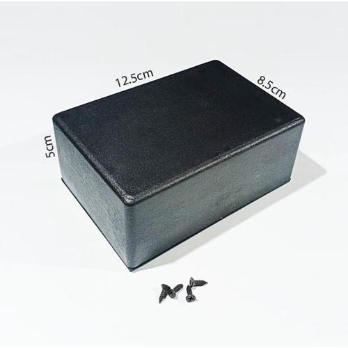 Jual Electronic Box X4 12.5 x 8.5 x 5 Cm | Bahan Plastik ABS Hitam ...