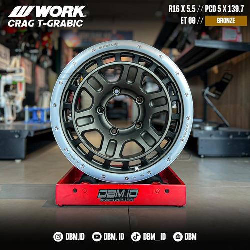Promo Velg WORK Crag T-Grabic 2 16x5.5 5x139.7 BRONZE Jimny Original ...