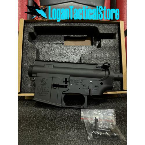 Jual Body Receiver set EnC m4/m16 marking Colt Engrave black AEG - Kab ...