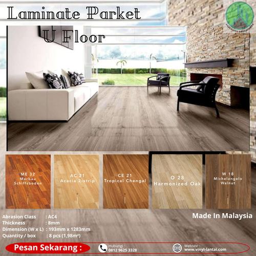 Jual Lantai Parket / Laminate U Floor 8mm _ AC4 _ Motif Kayu - T13 ...