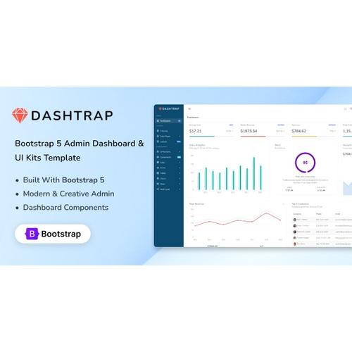 Jual Dashtrap v1.0 - Bootstrap 5 Admin Dashboard HTML Template & UI Kits - DVD - Kab. Gresik ...