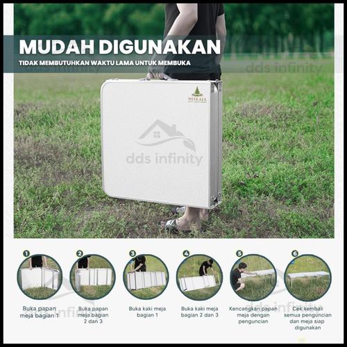 Jual Meja Lipat Jualan Portable Meja Koper Panjang Meja Koper Serbaguna ...