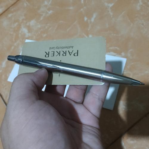 Jual Pen PARKER Original I'M Stainless Steel Chrome Metal Ballpoint ...