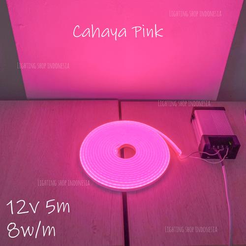 Jual Lampu strip led lampu selang Dc 12 volt 5meter flexible strip ...