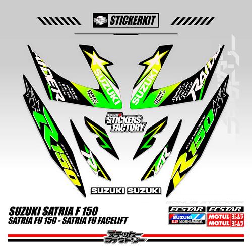 Jual STICKER STRIPING SUZUKI SATRIA F150 FU FACELIFT / MOTIF 3 / SUZUKI ...