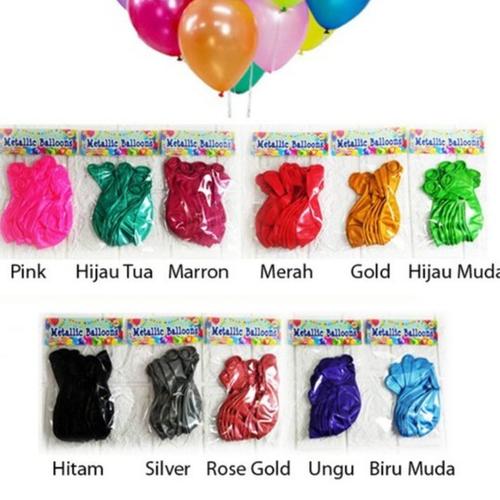 Promo BALON ISI 10 MIX atau 1 Warna POLOS atau MOTIF TEBAL BAGUS RANDOM ...