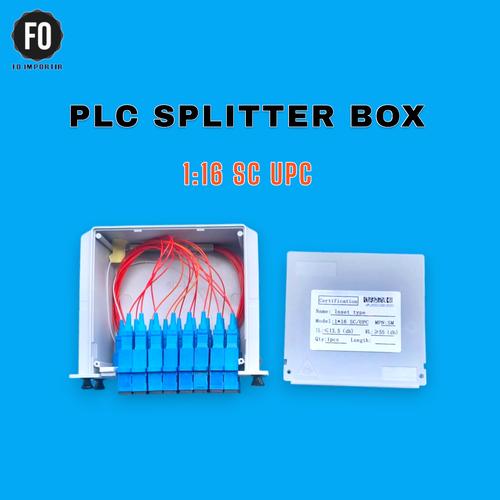 Jual passive splitter BOX 1x16 UPC spliter PLC pasif box 1:16 Fiber ...