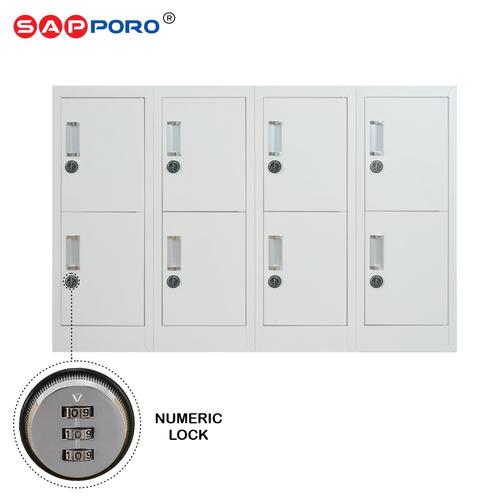 Promo SAPPORO WEIMAR 8 - Loker Besi Dinding 8 Pintu | Wall Mount Locker ...