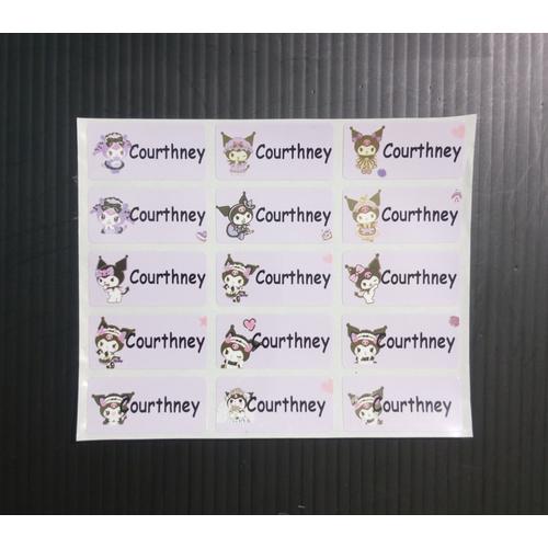 Jual Label Nama Waterproof - Kuromi - Kuromi L - Kab. Tangerang ...