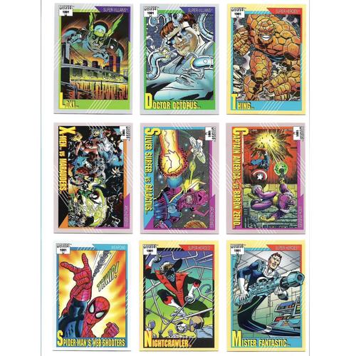 Jual Kartu Marvel 1991 Doctor Octopus, Spider man, Captian America ...