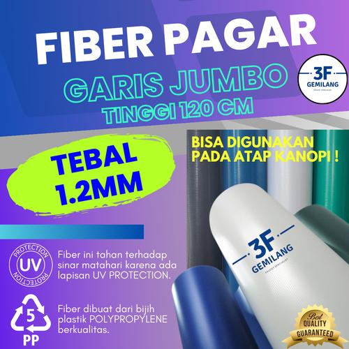 Jual 3F GMG - TINGGI 120cm - Fiber Plastik Penutup Pagar dan Kanopi ...