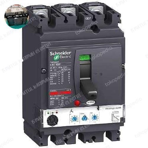 Jual SCHNEIDER MCCB NSX160L 3P 160A 150KA MICROLOGIC 2.2 NEW ORIGINAL ...