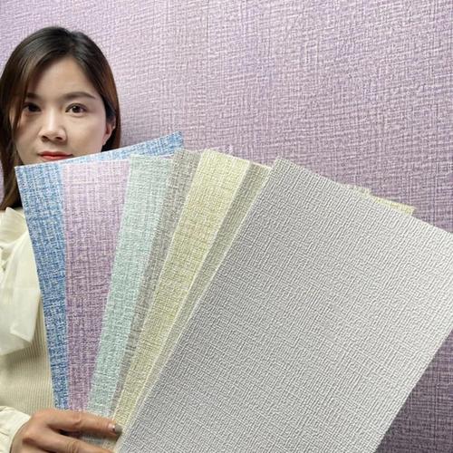 Jual Wallpaper Linen Roll // Wallpaper Dinding // Dekorasi Kamar ...