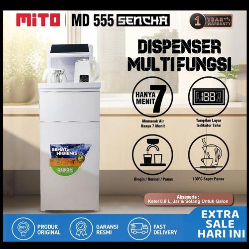 Jual NEW DISPENSER MITO GALON BAWAH MITO MD 555 SENCHA Panas Dingin ...