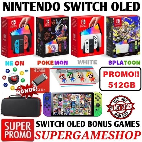 Promo Nintendo Switch OLED Console - WHITE, 128GB Cicil 0% 3x - Jakarta ...