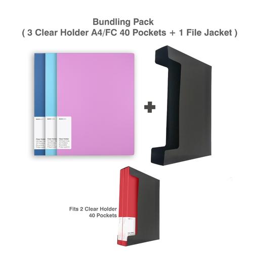 Jual Beli 3 Dokumen Keeper Clear Holder Display Book Daiichi DPR2 A4/FC ...