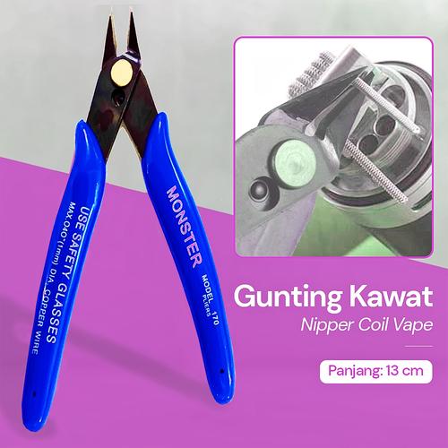 Promo Tang Potong Koil Model Plato 170 Gunting Kawat Kabel Coil Mini Micro Nipper Wire Plier ...