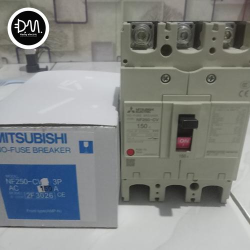 Jual BREAKER MITSUBISHI MCCB NF250-CV 3P 150A beaker mccb 3p 150A ori ...