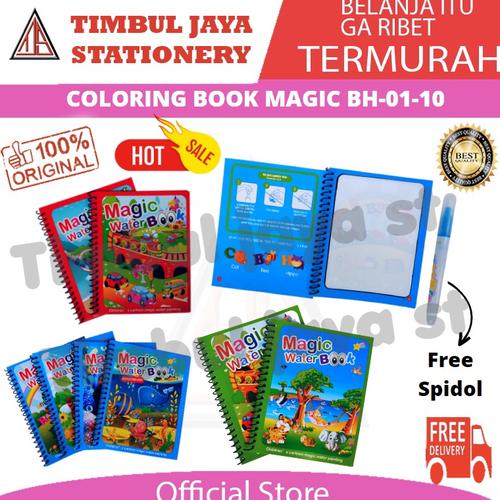 Jual Super Luar Biasa Buku mewarnai magic coloring book magic bst19-2 ...