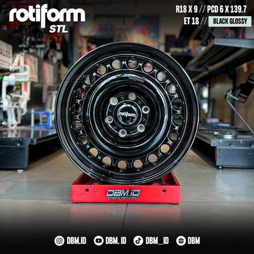 Promo Velg Rotiform STL R18 18X9 6X139.7 et 18 Glossy Black Cicil 0% 3x ...