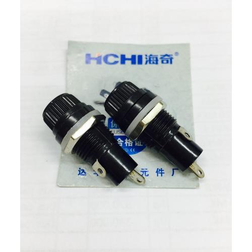 Jual Holder Fuse Panel Mount 6x30mm Rumah Fuse Kecil Merk HCHI - Kota ...