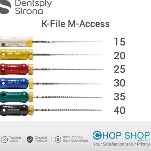 Jual K file 15 40 Original by Dentsply KFile - #15-40, 21 mm - Kab ...
