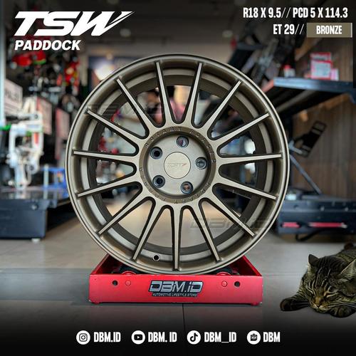Promo Velg TSW Paddock R18 18x9.5 5x114.3 Bronze Innova Zenix Reborn ...