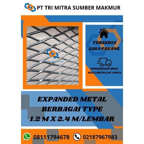 Jual EXPANDED METAL BERBAGAI TYPE 1.2 M X 2.4 M/LEMBAR HARGA MURAH ...