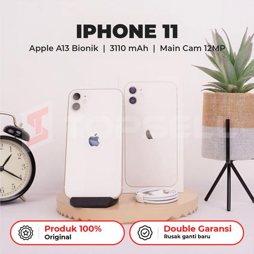 Promo iPhone 11 64 GB Garansi Resmi iBox Indonesia 1 Tahun - Hitam, Non Bonus - Kota Mojokerto ...