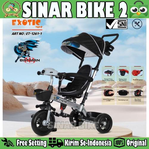Jual Sepeda Roda Tiga 3 EXOTIC ET 1261-1 Batman Dark Knight Tricycle ...