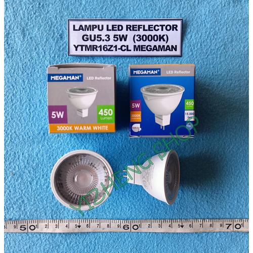 Jual LED REFLECTOR GU5.3 5W WARM WHITE (PUTIH KEKUNINGAN) YTMR16Z1-CL ...