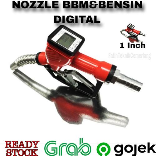 Jual Fuel Nozzle digital 1 inch Meter Nozzle Spbu Gasoline Petrol Oil ...