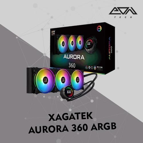 Jual XAGATEK AURORA 360 ARGB AIO Liquid CPU Cooler - 360mm - Kota Medan - EON Tech | Tokopedia