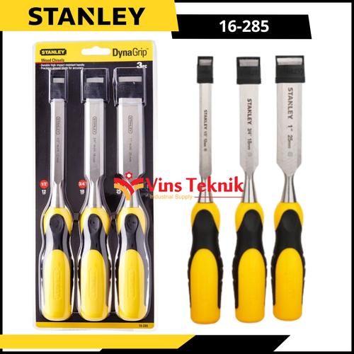 Jual Pahat Kayu Chiesel Set 3 PCS Dynagrip Wood Chisel Set STANLEY 16 ...