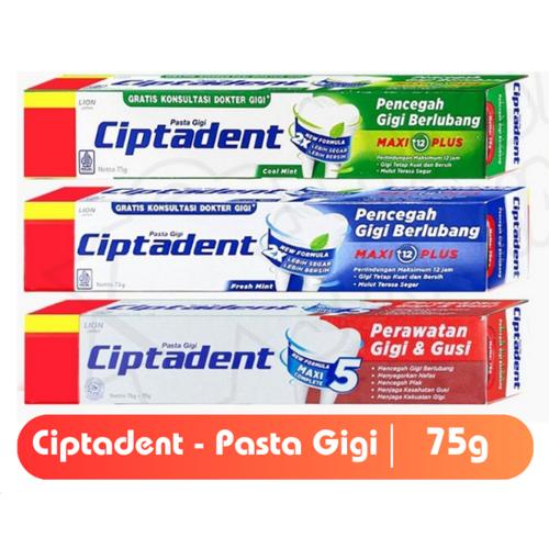Jual CIPTADENT PASTA GIGI 75+15 gr MAXI PLUS ODOL SIKAT GIGI MINT COOL ...