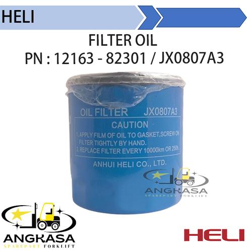 Jual HELI Forklift Spare Parts Oil Filter 12163-82301 JX0807A3 ...