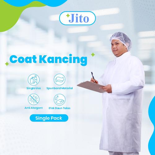 Jual JITO Coat Kancing Jas Lab Disposable Spunbond - XL - Jakarta ...