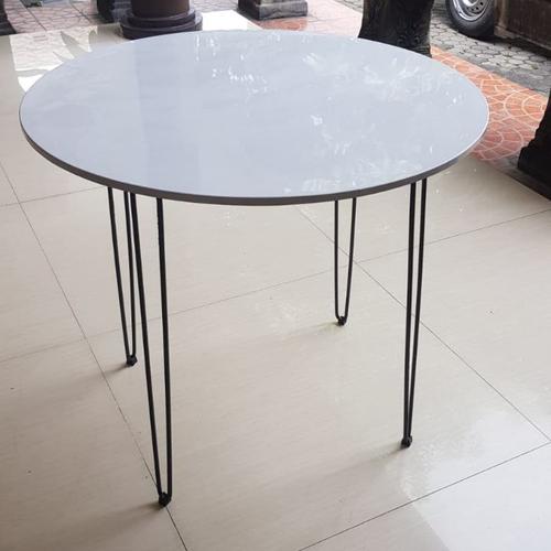 Jual Papan Meja Top Table custom - Marmer Hitam, Bulat D 100 cm ...