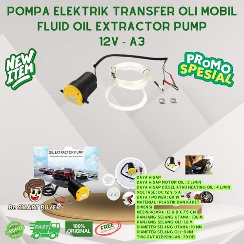 Jual Pompa Elektrik Transfer Oli Mobil Fluid Oil Extractor Pump 12V ...