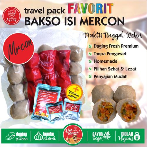 Promo Travel Pack Frozen Bakso Sapi Isi Mercon Favorit - Isi 15 pcs ...