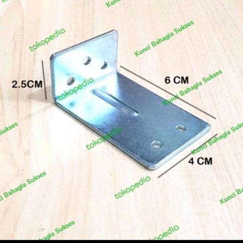Jual SIKU BESI GALVANIS TEBAL SIKU L PANJANG CY 166 4× 6cm × 2,5cm - Jakarta Barat - Kunci Damai ...