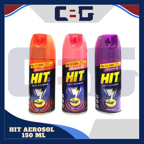 Jual HIT AEROSOL 150 ML OBAT NYAMUK PEMBUNUH RACUN SERANGGA X BAYGON ...